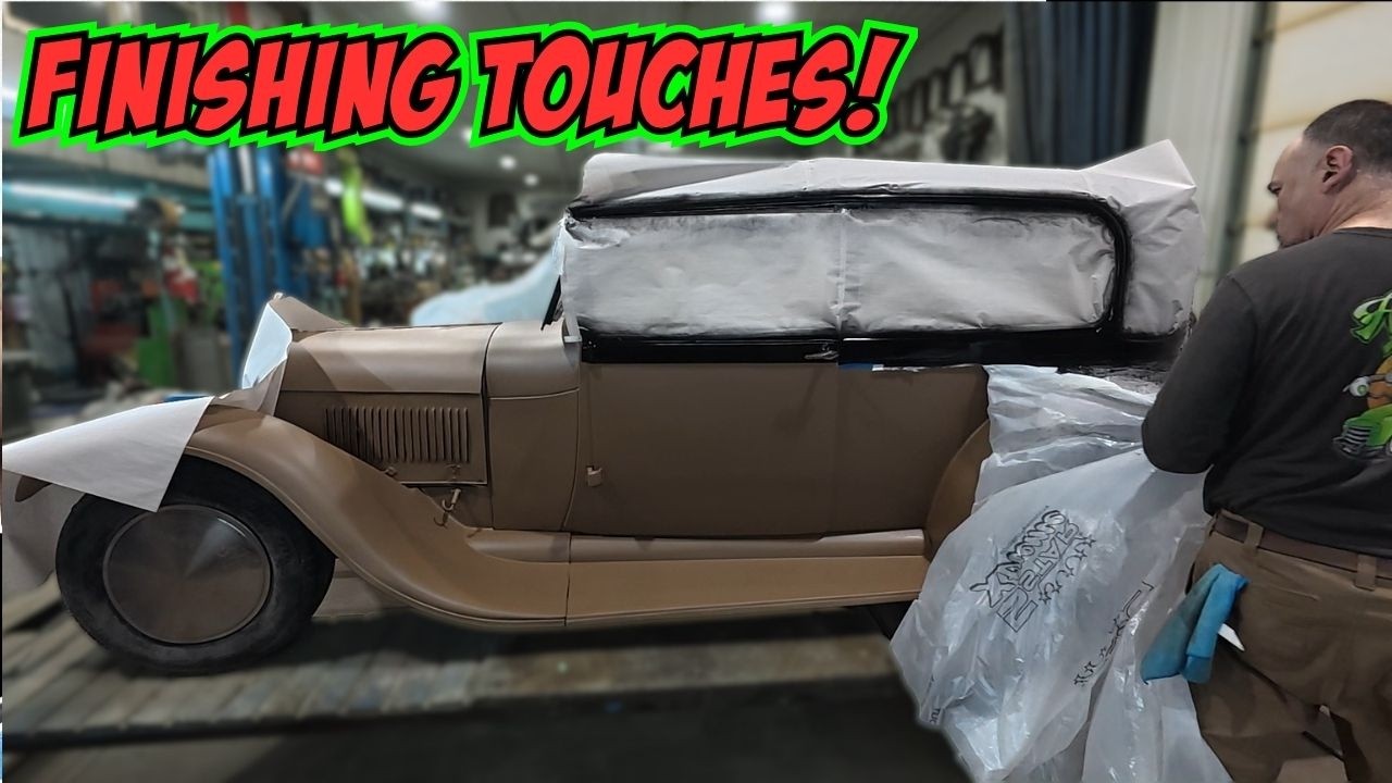 Finishing Paint Touches and First Drive in our Custom Model A Sedan!