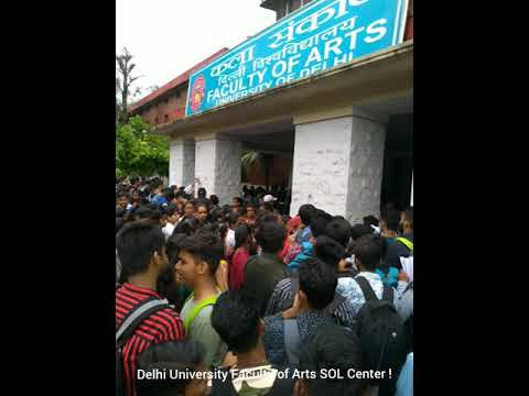 DU SOL Students First Days Class In North Campus !