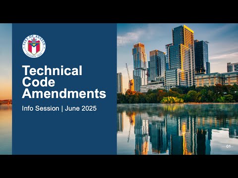 2024 Technical Code Amendments Info Session