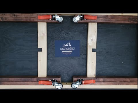 DIY Folding Wall Mounted Workbench
