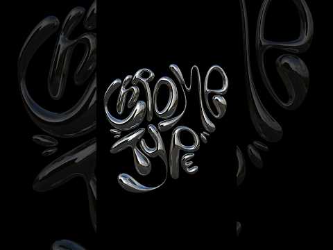 Chrome Type Tutorial / Process #chrome #chrometype #type #adobe #graphicdesign #adobeillustrator