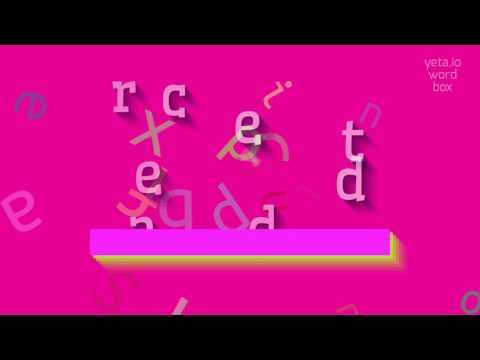 REDACTED - HOW TO PRONOUNCE IT?