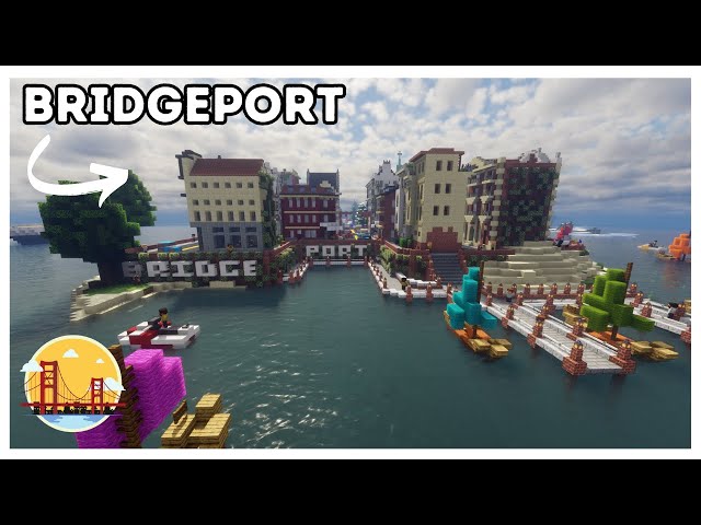 Minecraft Port City - Bridgeport Minecraft Map