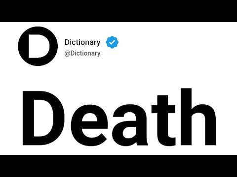 Death Meaning In English