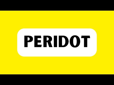 How to Pronounce Peridot (Correctly)
