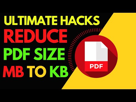 PDF SMALLER : how to compress pdf file size | reduce pdf size to 200kb 2022