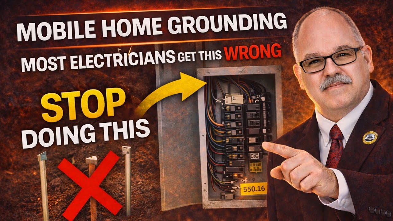 Mobile Home Grounding — Most Electricians Get This WRONG