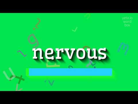 How to say "nervous"! (High Quality Voices)
