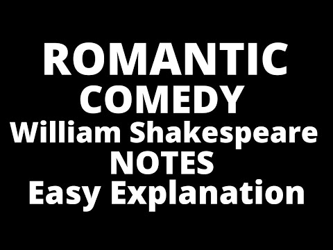 Shakespearean Comedy Characteristics | Romantic Comedy of Shakespeare I Types of Comedy I UGC NET