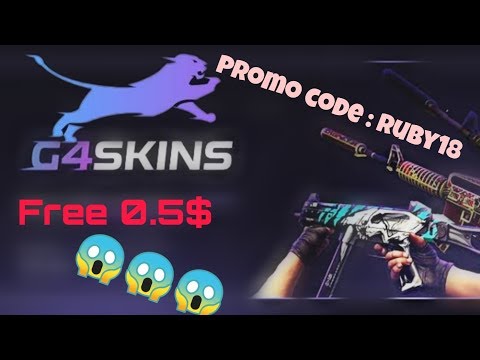 G4Skins.com free csgo skins 2020 promo code for free 0.5$