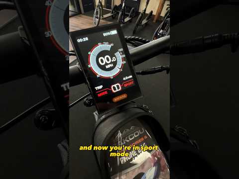 Changing eBike from ECO to SPORT mode #ebikes #bafang #emtb #electricbike #mtb #bakcouebikes #bakcou