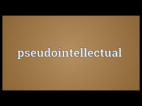 Pseudointellectual Meaning