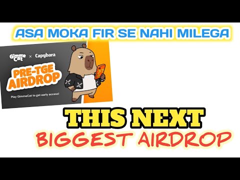 Capybara Airdrop TGE Update New | Capybara Airdrop Season 2 | Capybara Nation Airdrop|