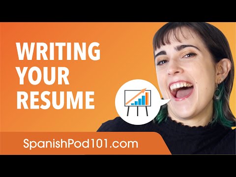 Writing Your Resume in Spanish - Spanish Conversational Phrases