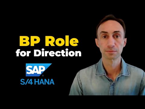 Define BP Role for Direction for Customer and Vendor to BP: SAP S/4 HANA