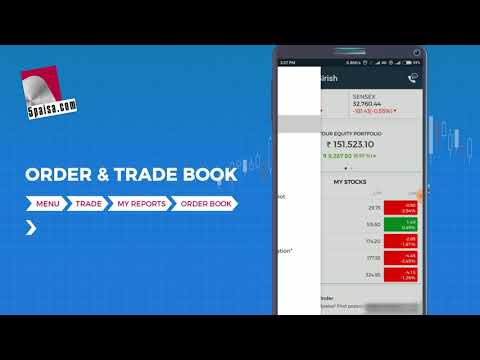 Monitor Your Order And Trade Book Online With 5paisa Trading App: Tutorial in Hindi