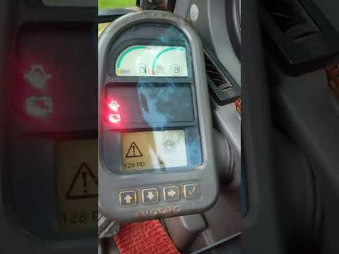 volvo excavator display