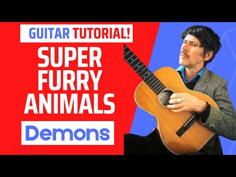 Super Furry Animals - 'Demons'!! Learn this GREAT classic indie guitar song in JUST minutes!!