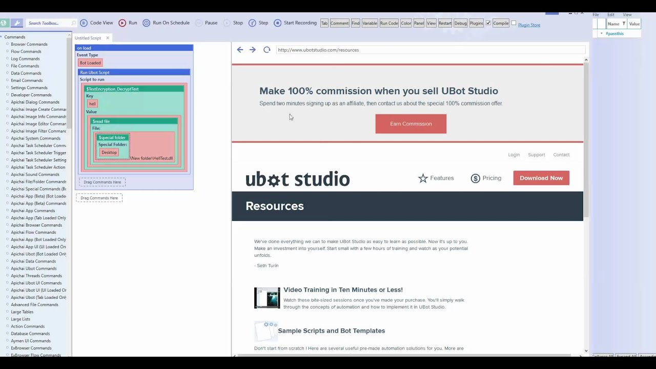Easy-Crypt - OnLoad Command & Function Test