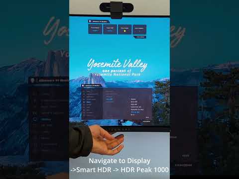 Alienware AW3423DWF OLED Gaming Monitor HDR settings