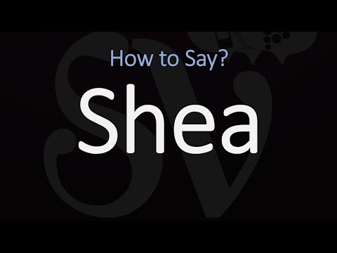 How to Pronounce Shea? (CORRECTLY)