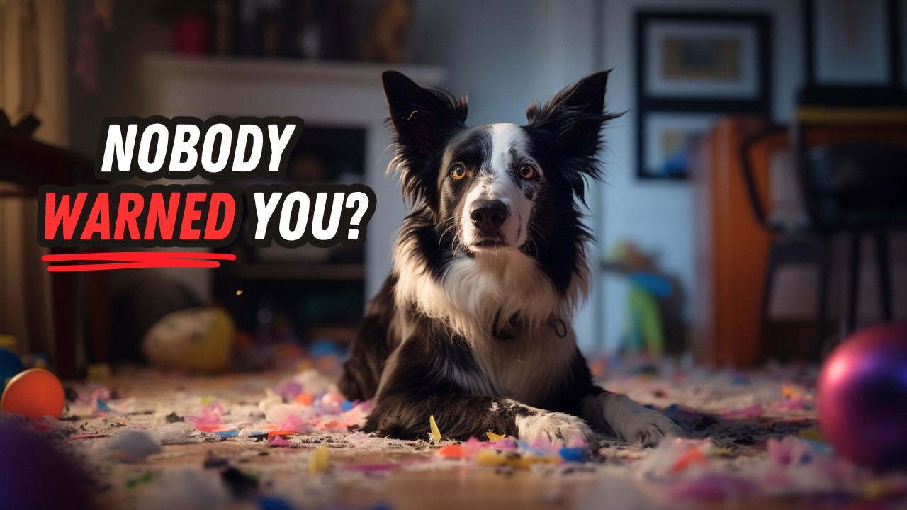 Things NO ONE warns you about owning a Border Collie