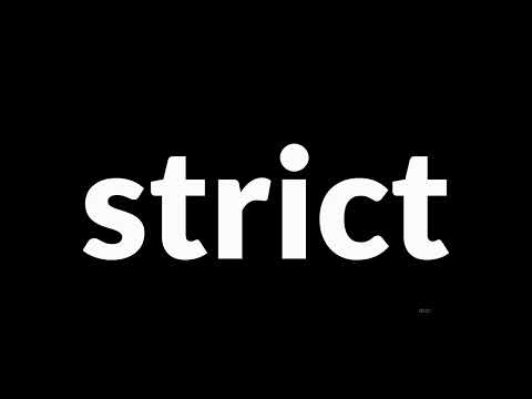 Strict Meaning In Urdu | Strict Meaning | Strict Ka Matlab Kya Hota Hai | Strict Urdu Me