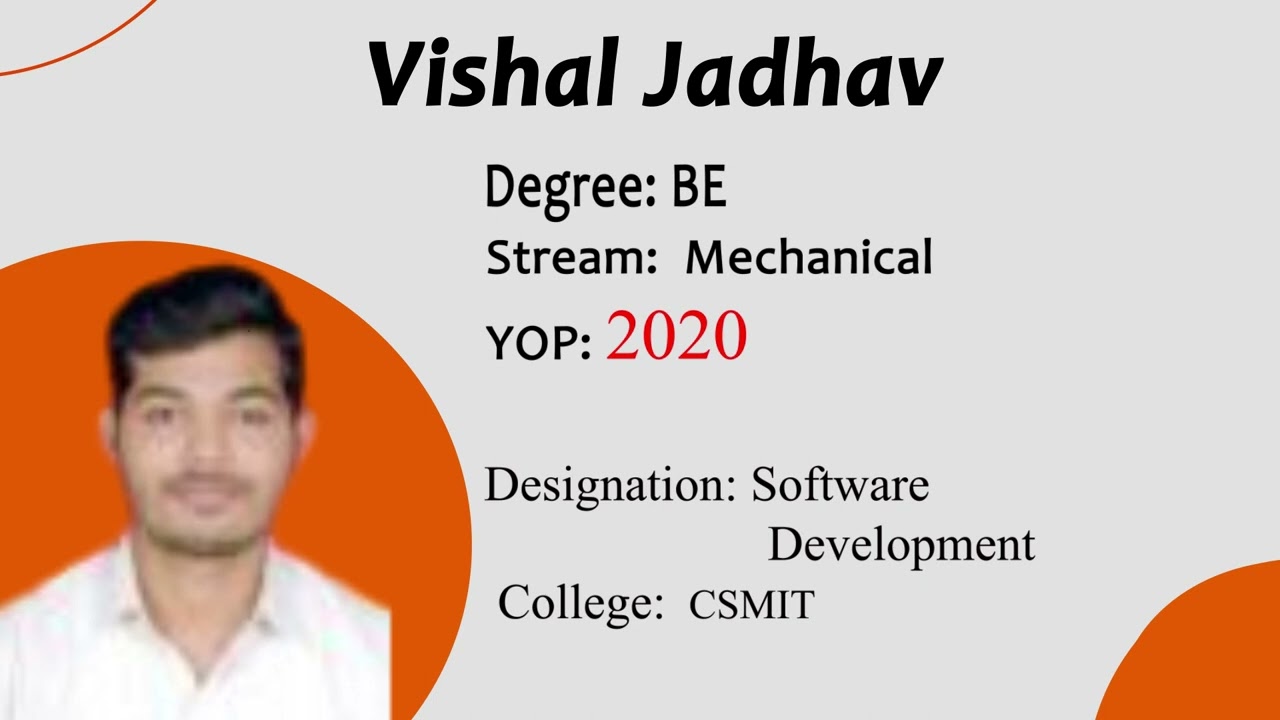 Video Testimonial by Vishal Jadhav |  Placed in 2022