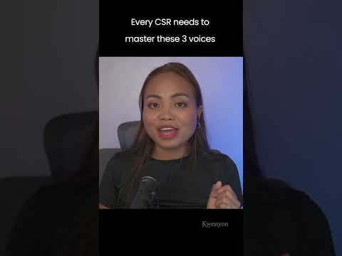 3 Types of Customer Service Voice #callcenter #bpo