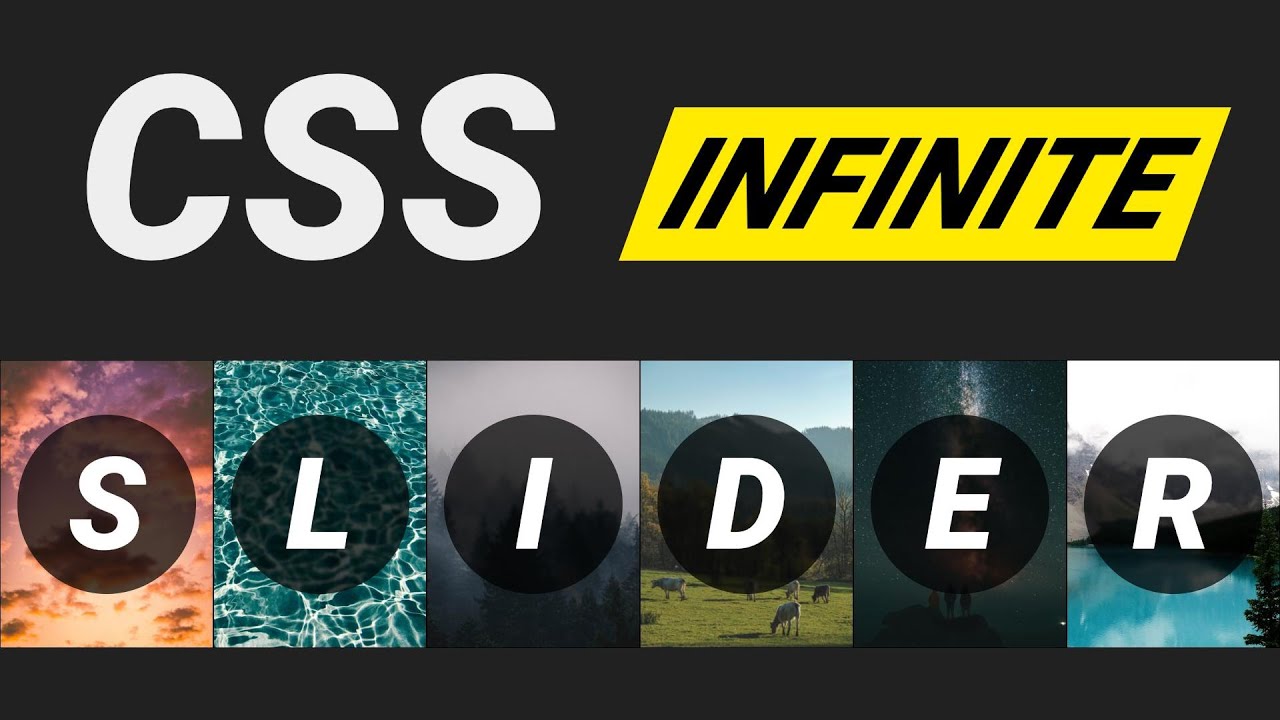 CSS Only Infinite Slider (carousel)