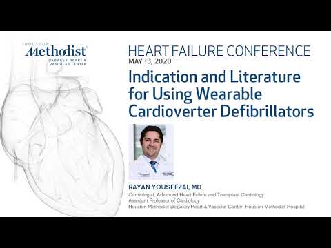 Indication for Using Wearable Cardioverter Defibrillators (Rayan Yousefzai, MD) May 13, 2020