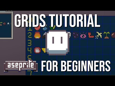 How to Use the Grid for Spritesheets and Tilemaps in Aseprite