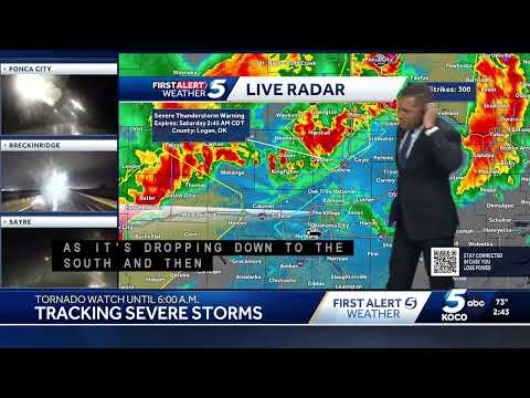 WATCH LIVE: Tracking Severe Storms Across Oklahoma