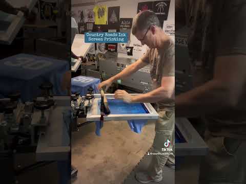 30 years and counting. #screenprinting @workhorseproducts #tshirt #printing #smallbusiness #ink