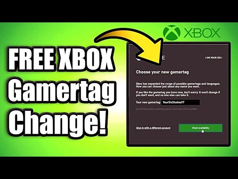 FREE Xbox Gamertag Change In 2025