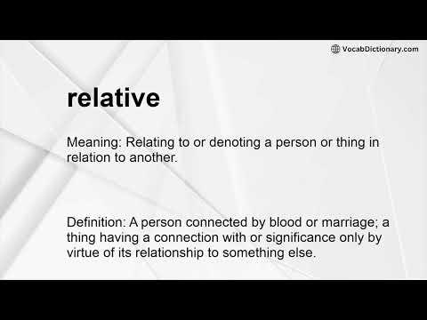 relative Meaning