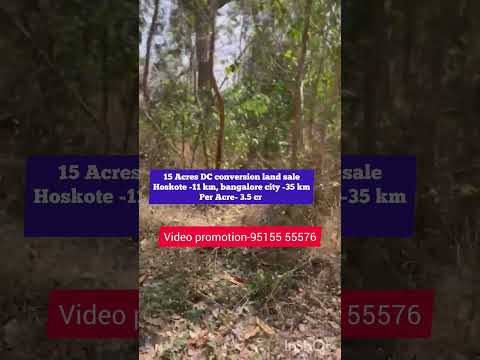 15 Acres DC Conversion Land for Sale || Near Beguru, Hoskote Taluk, Bangalore Rural