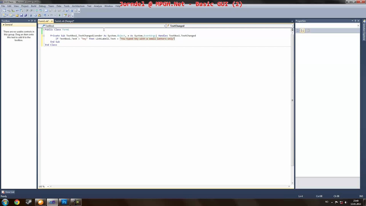 VB.Net - GroupBox & ToolTip
