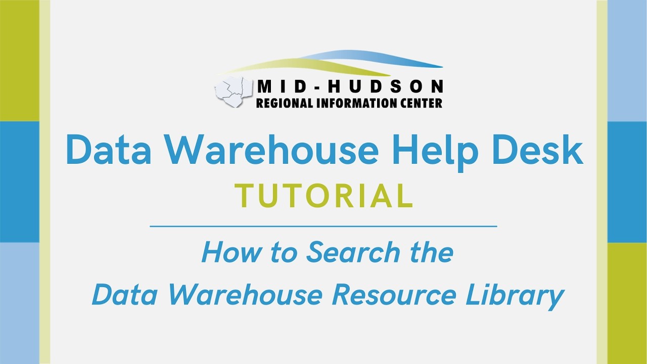 How to Search the Data Warehouse Resource Library