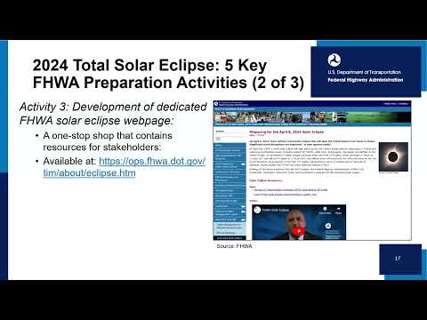 Road Weather Spotlight: Hurricane Planning & Solar Eclipse 2024 Debrief - Jeremy McGuffey (Pres)