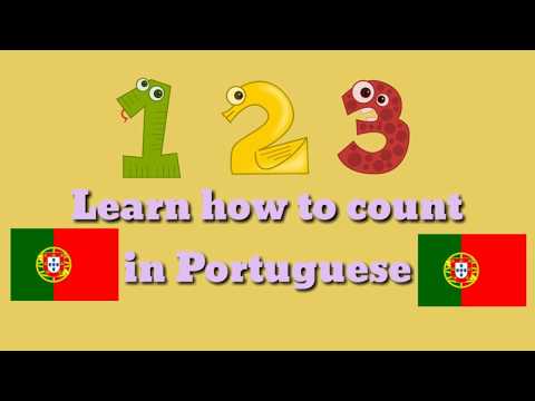 Learn how to count from 1-10 in portuguese ( Portugal )