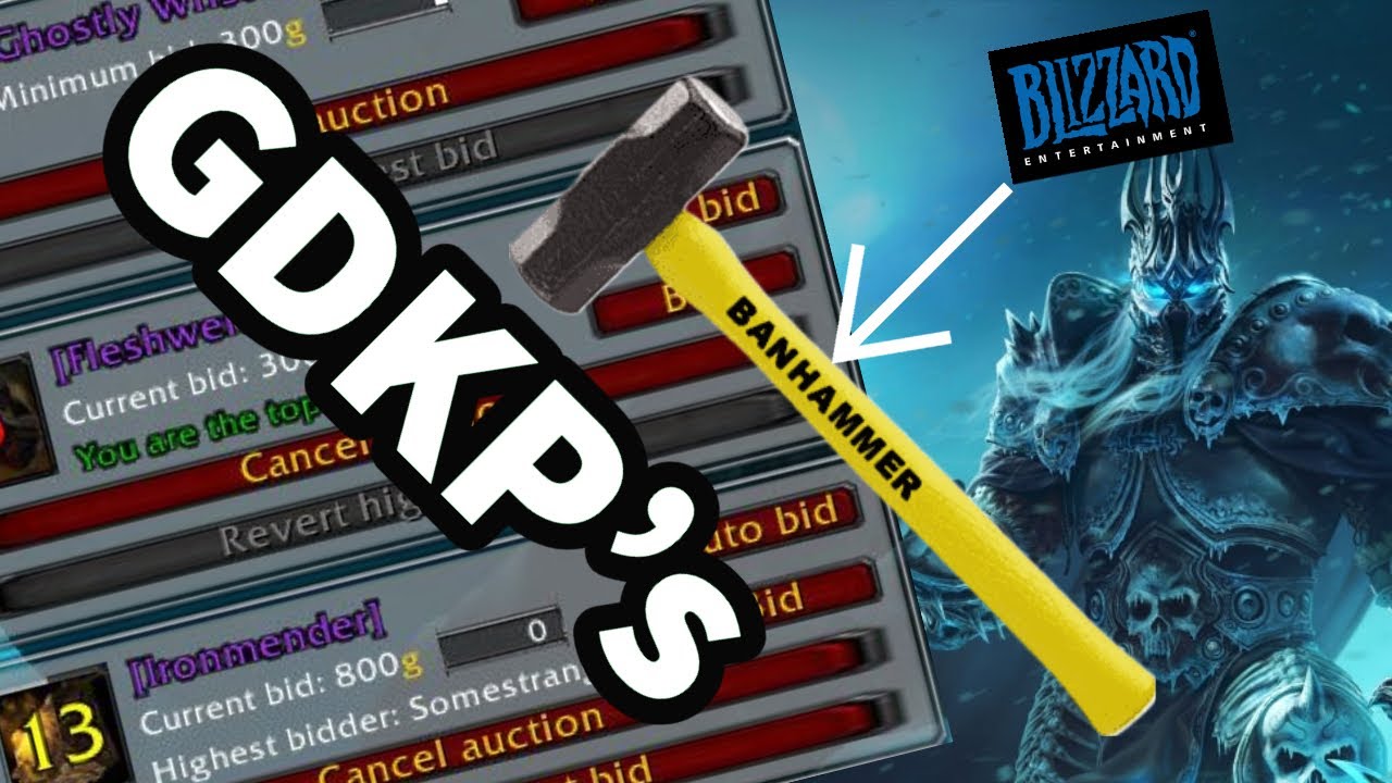 Blizzard COULD Ban GDKP runs now the token is in the game - Mists of ...