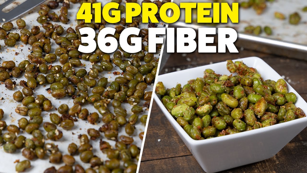 Crispy Dry Roasted Edamame | Cheap, Healthy, High Protein Snack