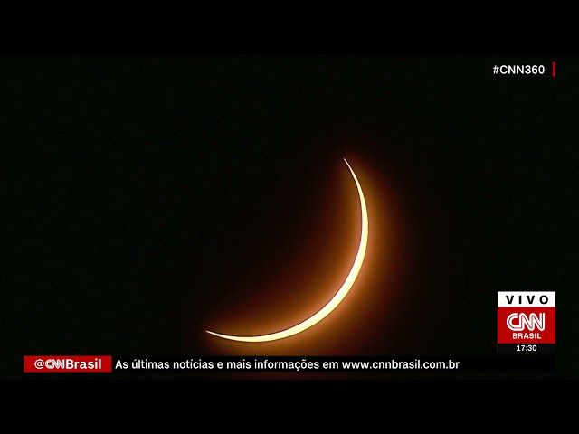 Veja imagens do eclipse solar, visto em cidades brasileiras nesta ...