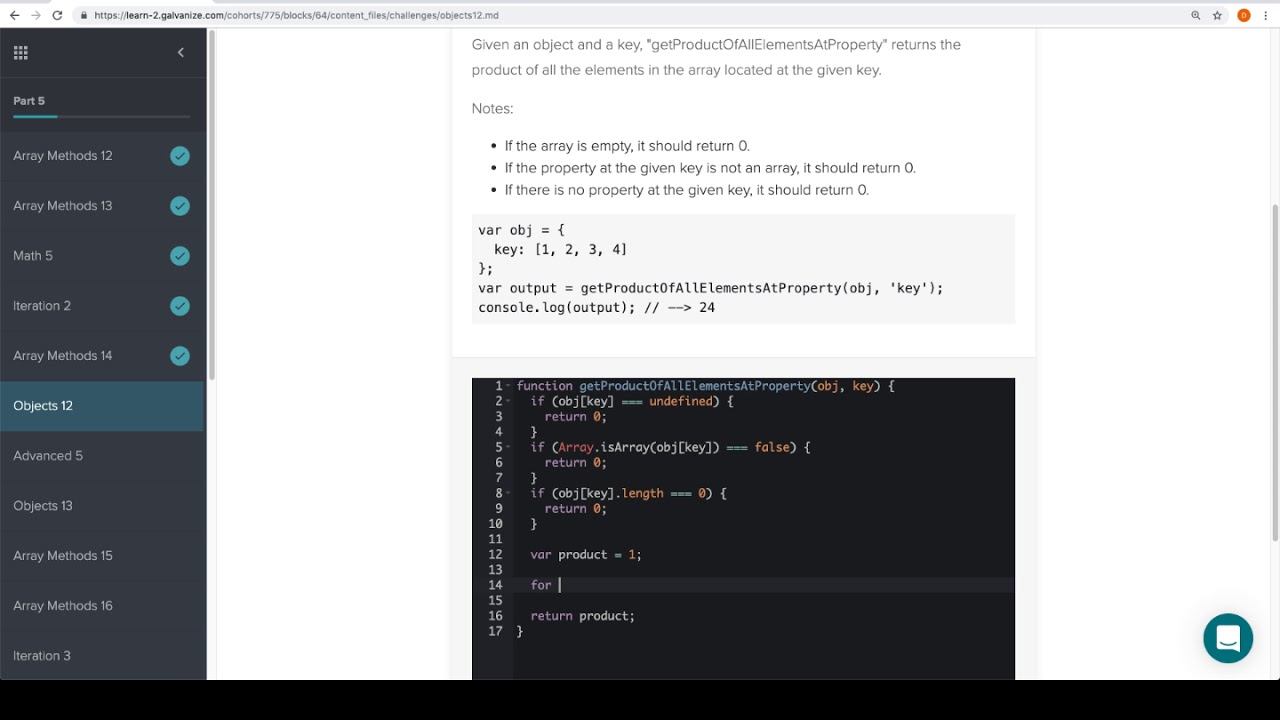 Module 1 - Objects 12