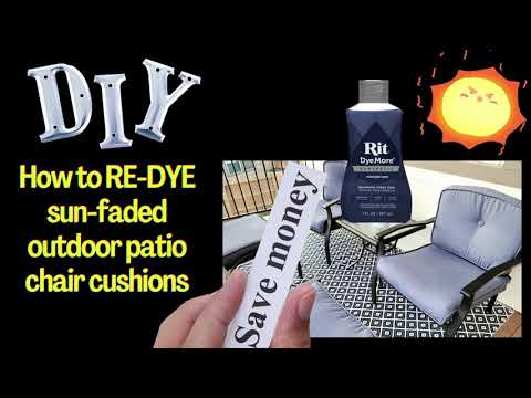DIY Re-dying Outdoor Cushions [4K]