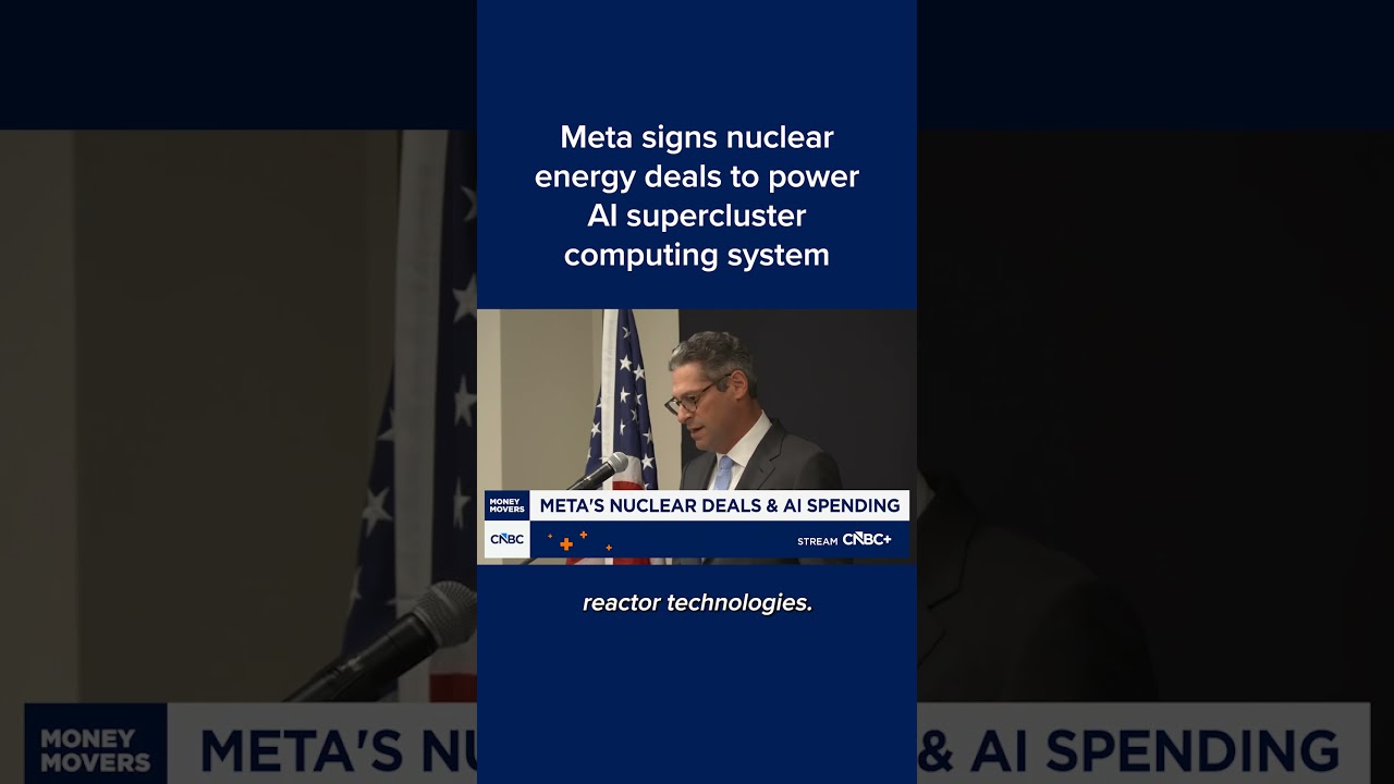 Meta signs nuclear energy deals to power AI supercluster computing system
