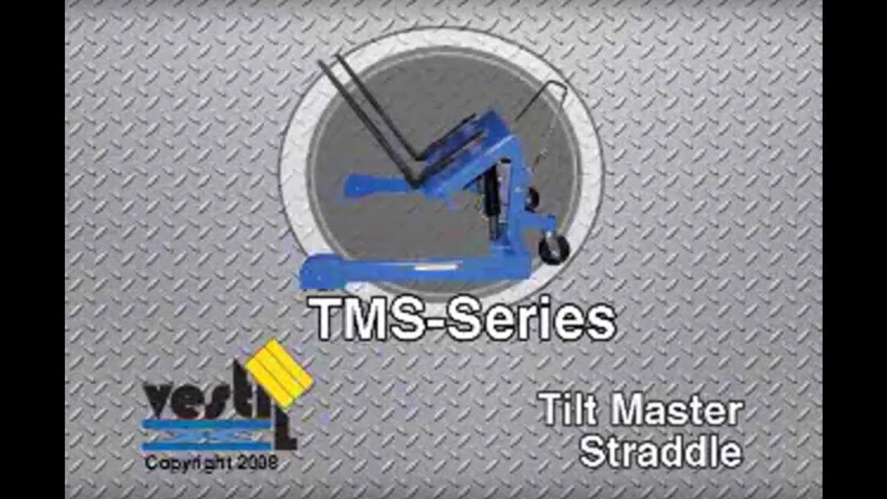 Vestil DC-Powered Tilt Master Straddle - 4000-Lb. Capacity, Model# TMS-40