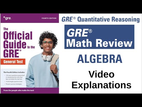 Question 1 Algebra GRE Math Review Official Guide to the GRE General Test