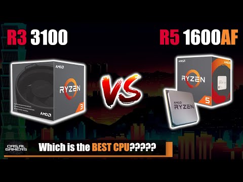 Ryzen 3 3100 vs Ryzen 5 1600 AF - Battle on 7 Games !